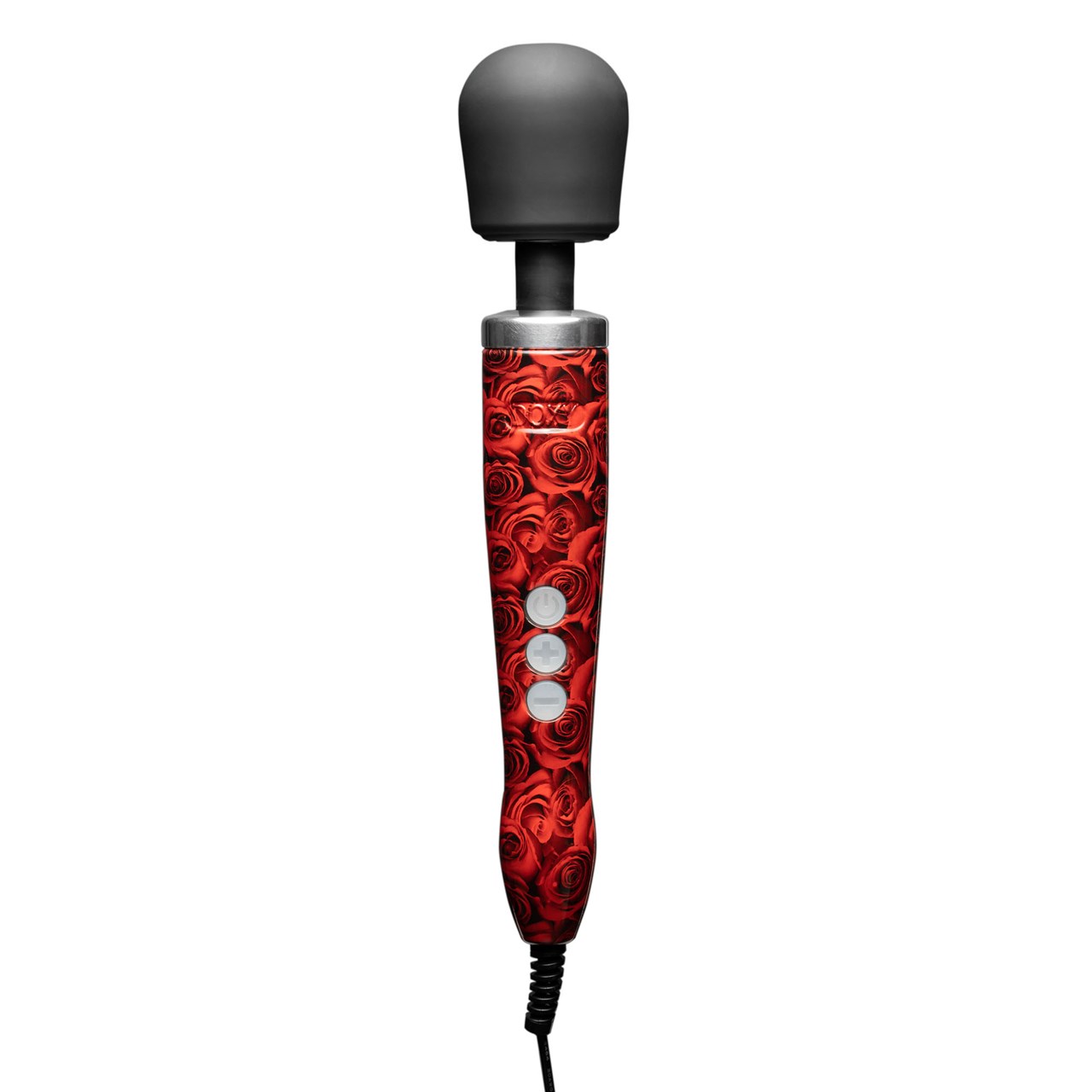 Doxy Die Cast Wand Massager Rose Pattern Massagestav Handla Diskret 
